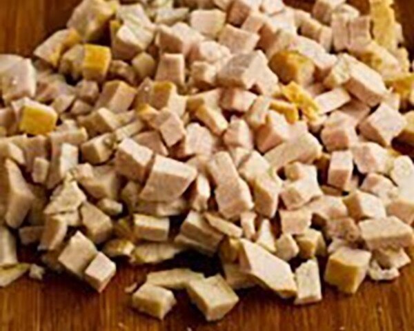 DICED TURKEY - 5# BAG