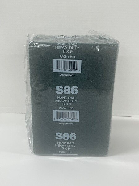 SCOUR PADS - GREEN - 10 CT